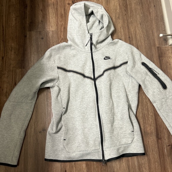 Nike | Jackets & Coats | Nike Tech Fleece Grey Good Condition | Poshmark